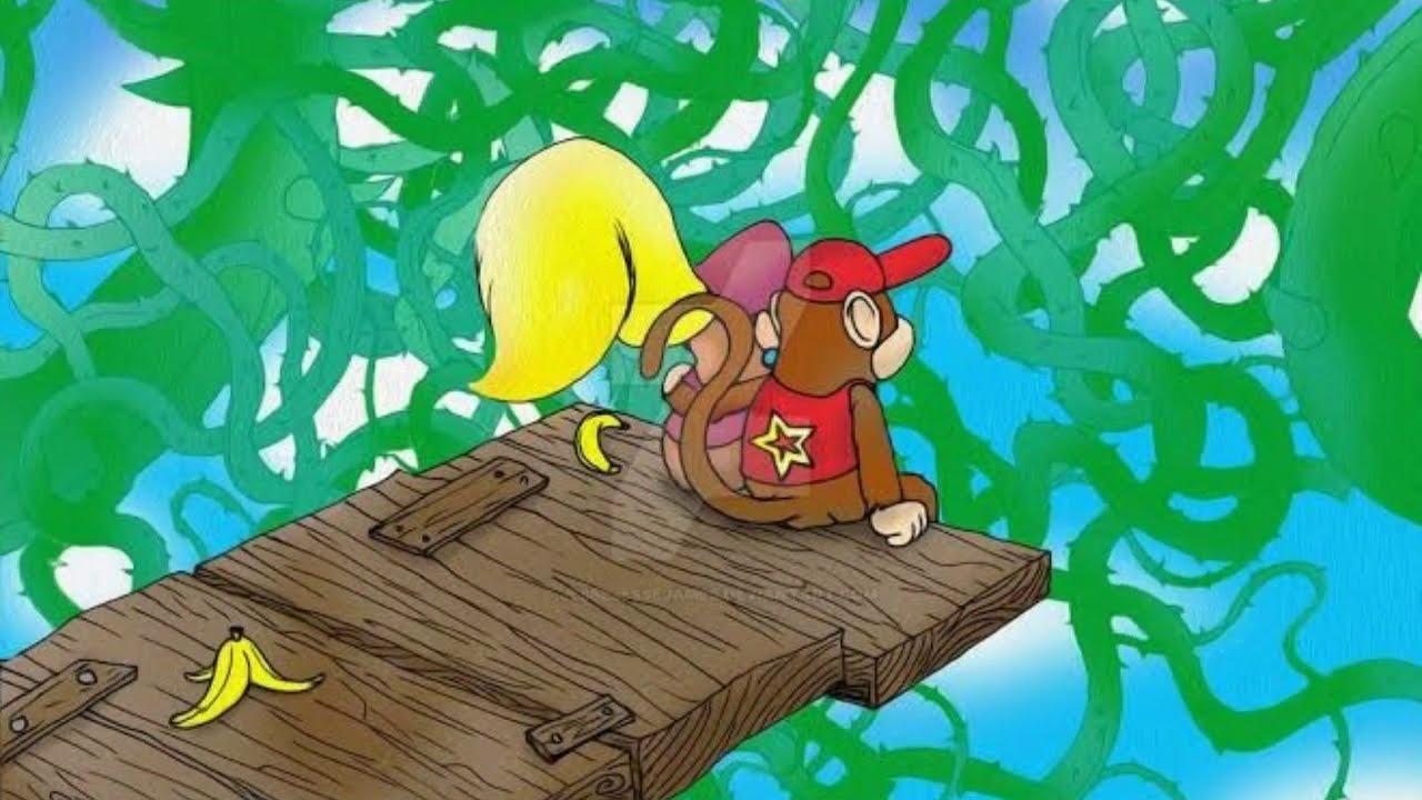 Donkey Kong Country 2 - Stickerbrush Symphony - YouTube