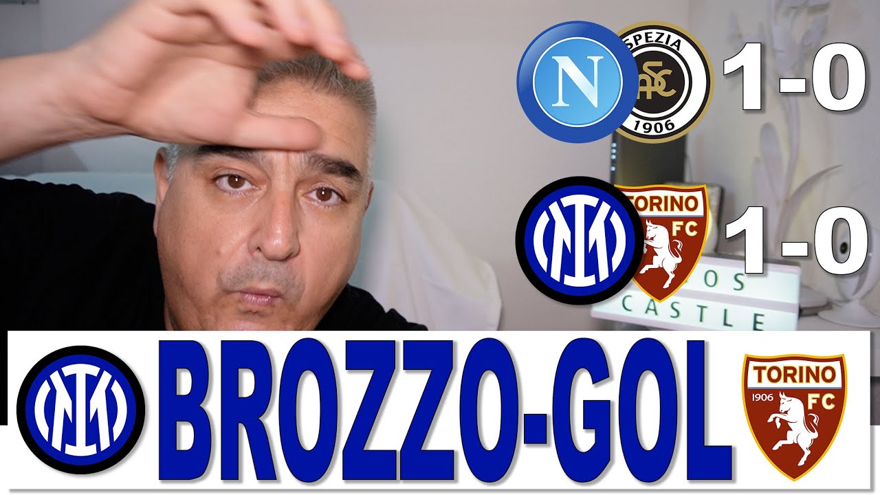 BROZZO-GOL Serie A * Inter Torino 1-0 Napoli Spezia 1-0 - YouTube
