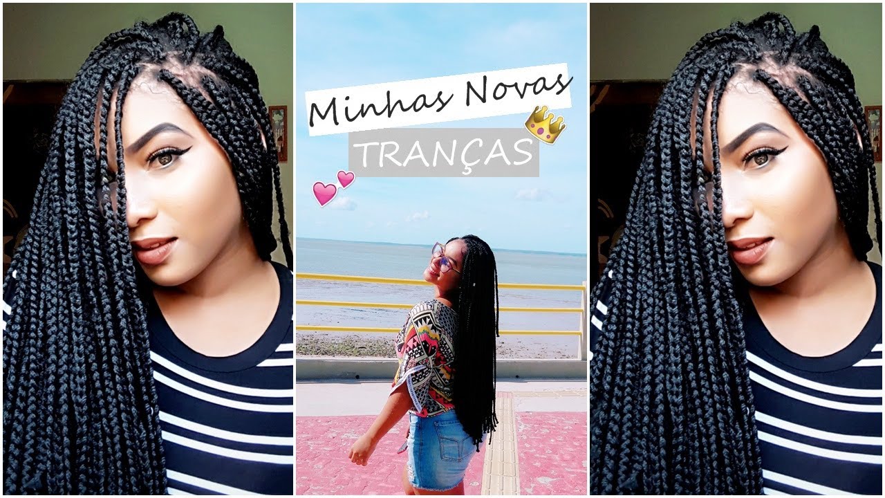 TUDO SOBRE MINHAS NOVAS TRANÇAS BOX BRAIDS | Driih Sousa - YouTube