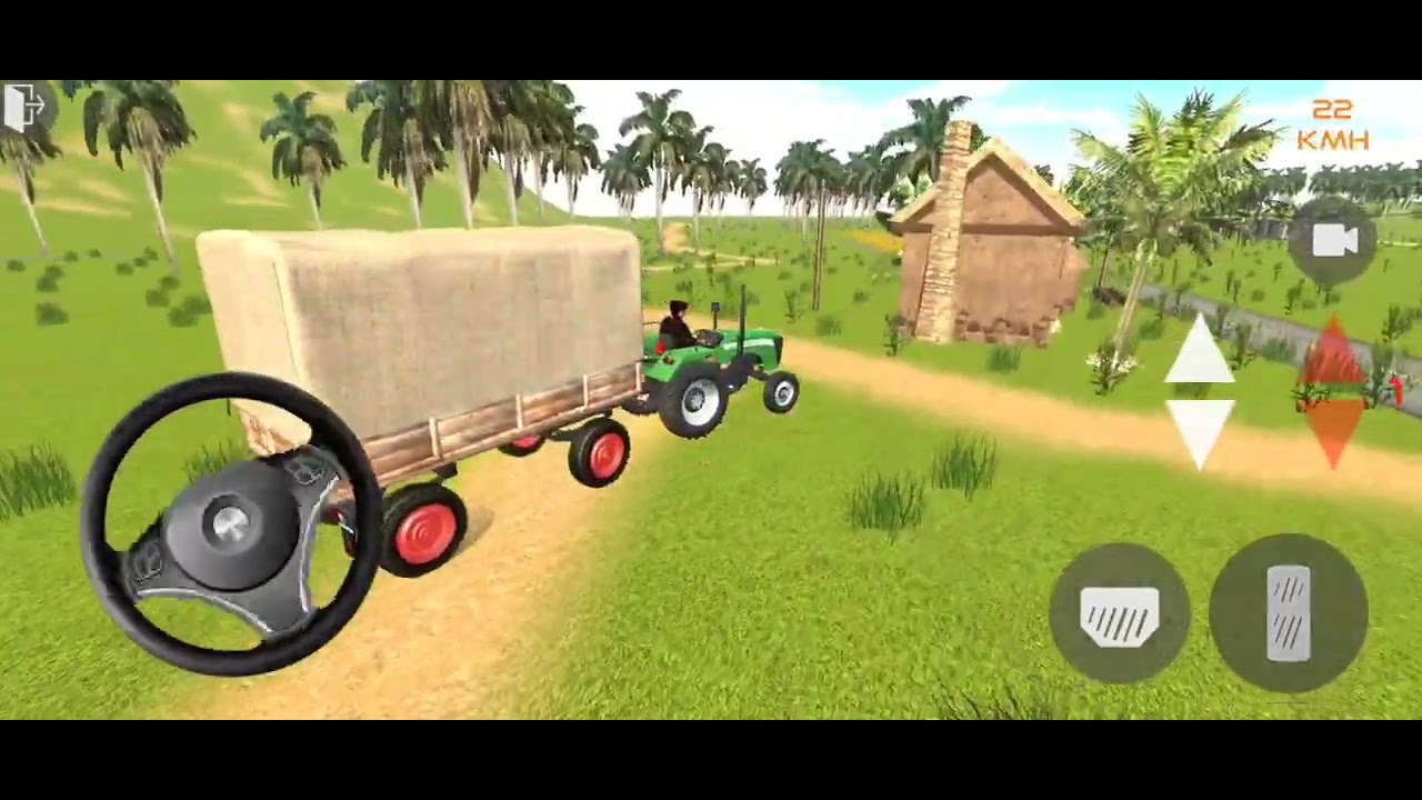 INDIAN TRACTOR DRIVING 3D||FULL HD GRAPHICS TRACTOR🚜🚜 GAMEPLAY VIDEO 🇮🇳 ...