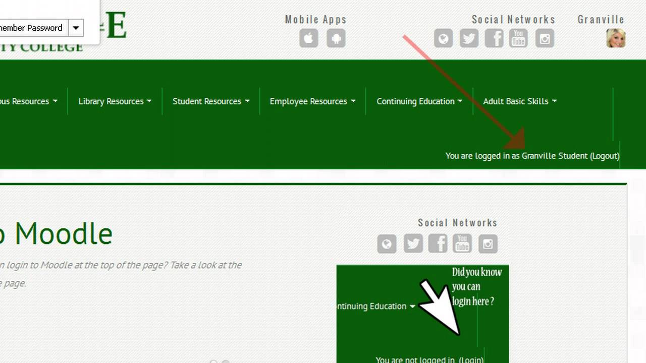 Login to Moodle - YouTube