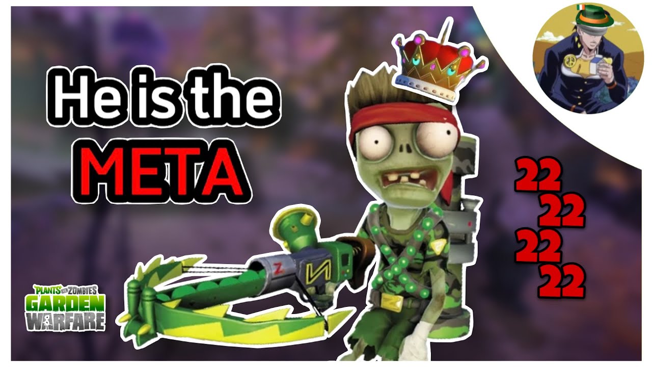 Super Commando: The King Of Garden Warfare 1's Meta (PVZ) - YouTube
