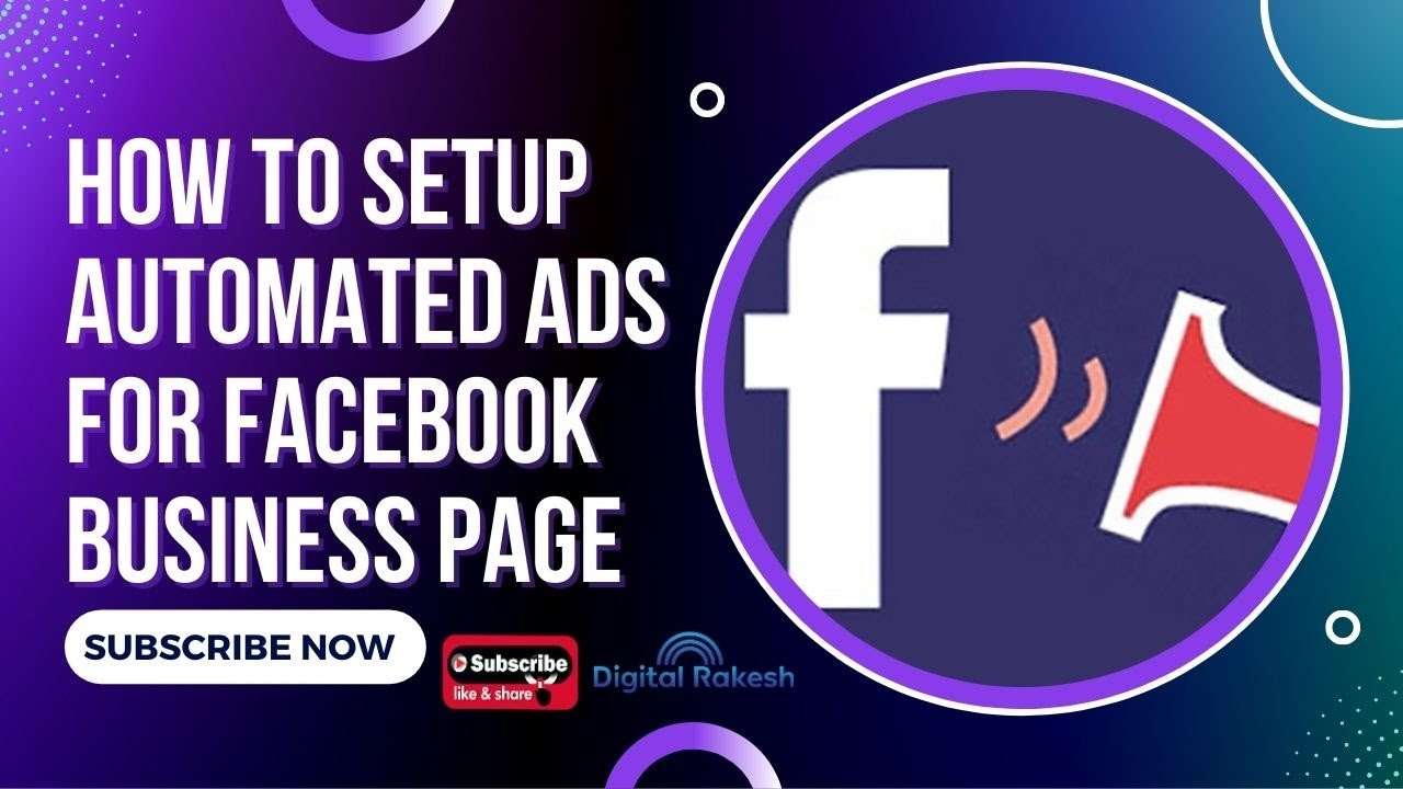 How to setup Automated ads for Facebook business page 2022 | Facebook ...