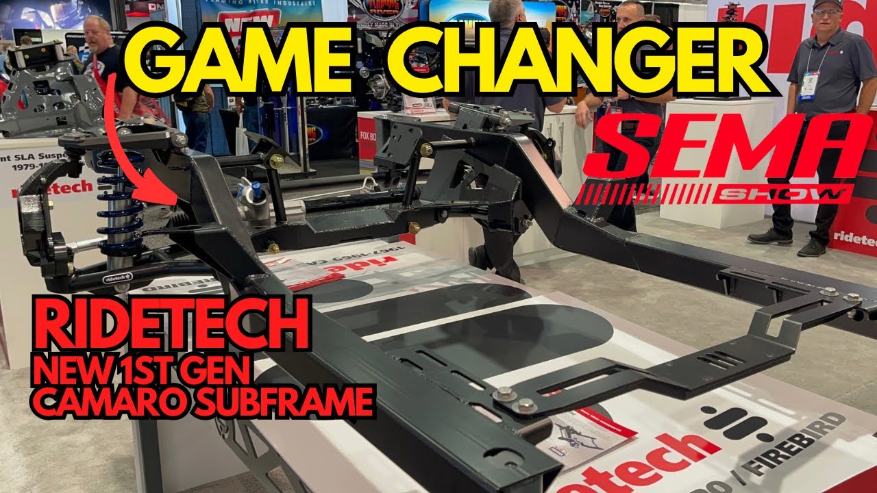 Ridetech unveiled their new subframe for 67-69 Camaros at sema 2024. - YouTube