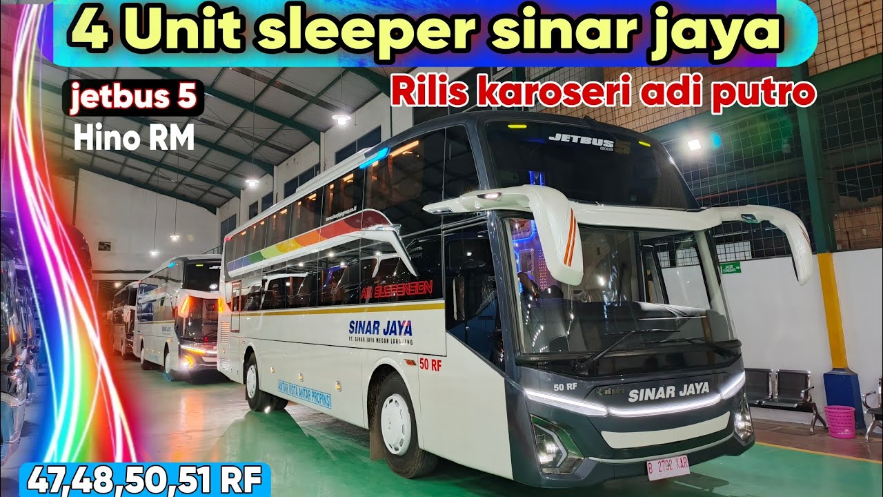 Pintu jetbus terbuka‼️Akhirnya 4 unit sleeper bus sinar jaya JB5 rilis ...
