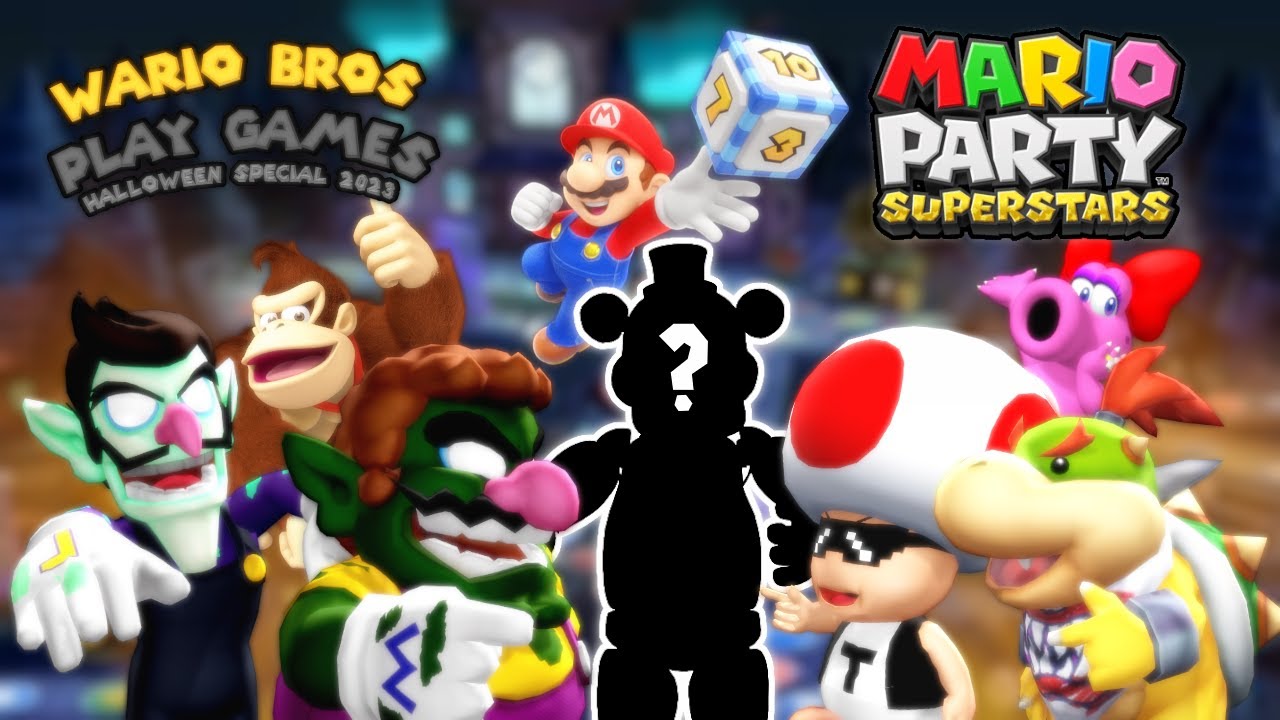 Wario Bros Play Games: Mario Party Superstars (Switch) #2 (Halloween ...