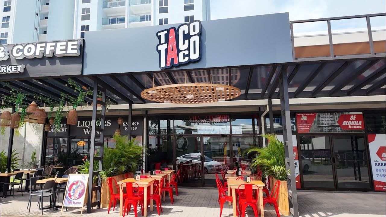 New Taco Taco Restaurant in Jaco Costa Rica - YouTube