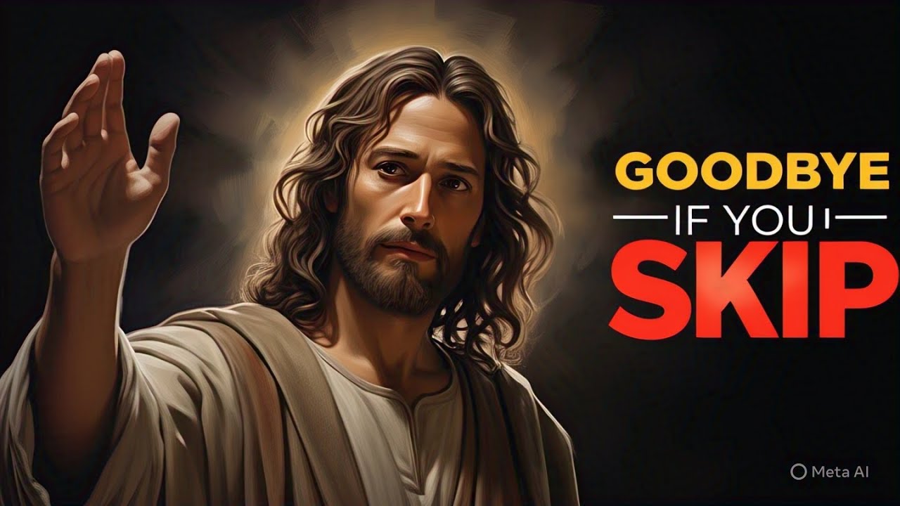 ️God Says: GOODBYE CHILD IF YOU SKIP TODAY😭 ️ | God's Message Today ...
