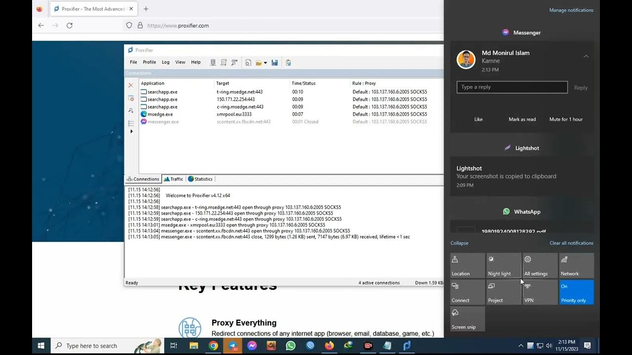 how to setup socks5 proxy in proxyfier using pc - YouTube