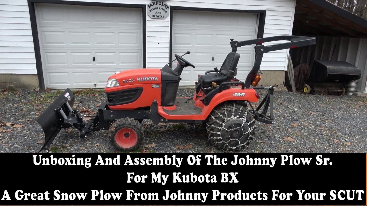 Johnny Plow Sr. Unboxing And Assembly. This Great Snow Plow From Johnny ...