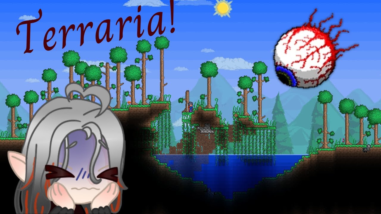 Getting Scared by a Boss--Terraria - YouTube
