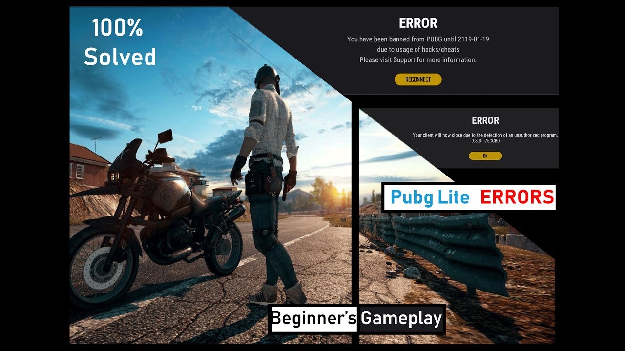 Solved 100% | Pubg Lite Errors | 4 Methods | Ban/ Crash / Launcher Problems - YouTube