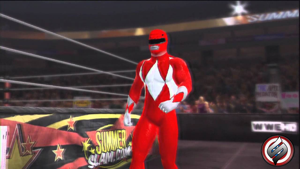 WWE'12 - Red Power Ranger (MMPR) - YouTube
