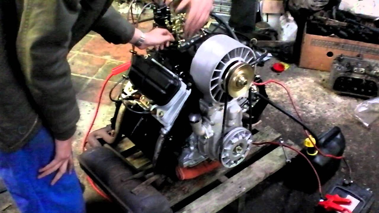 First start rebuild ZAZ Zaporozhets Saporoshez Sapo engine - YouTube