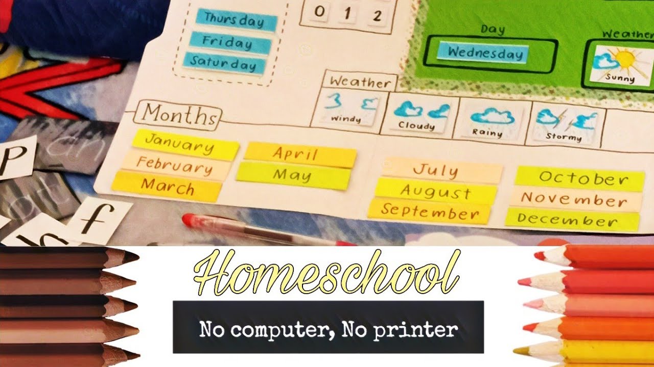 HOMESCHOOL | No Computer, No Printer | IDEAS AND TIPS - YouTube