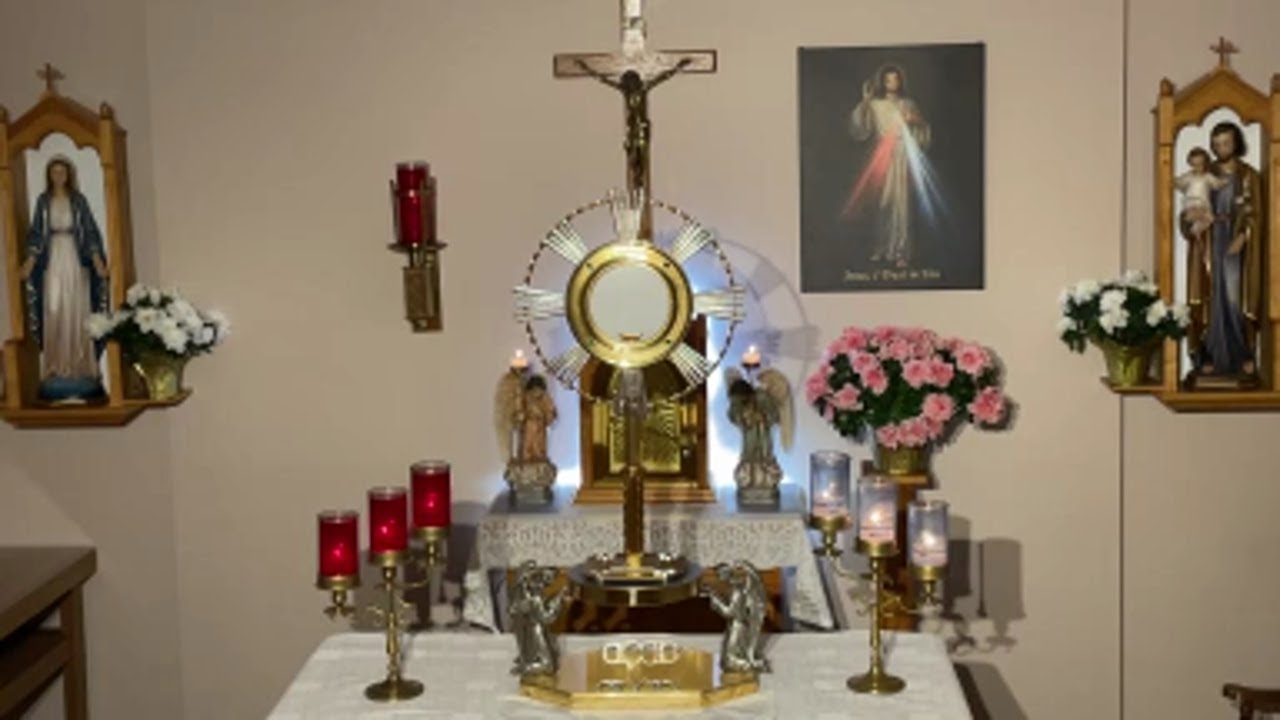 LIVE Eucharistic Adoration - Sisters of Divine Mercy - YouTube