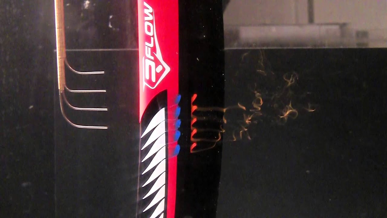 Flow visualization paint injection - YouTube