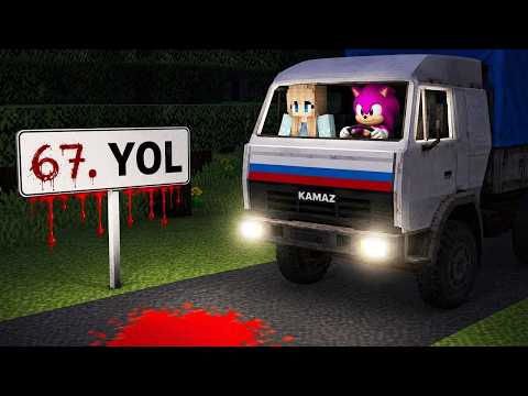 Gece 03:00'te 67. Yolda Neden Araba Kullanmamalıyız! -Minecraft Film