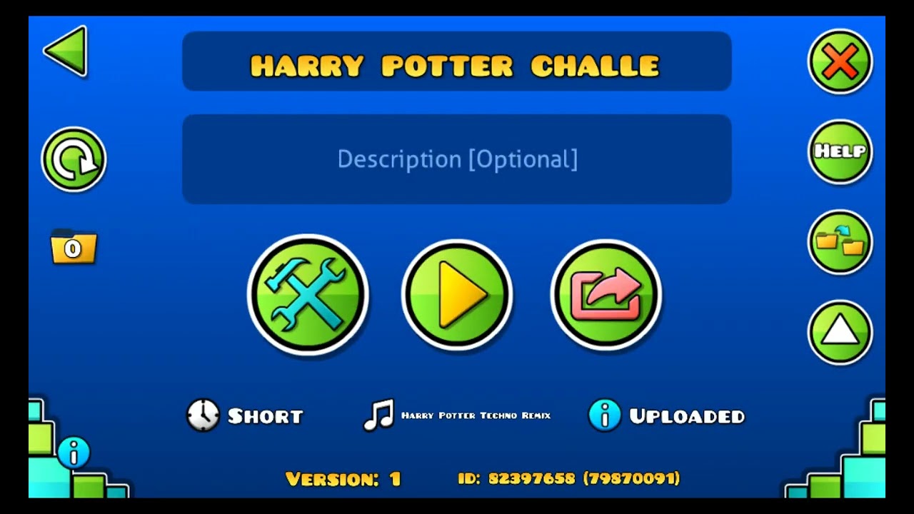 harry potter challenge geometry dash - YouTube