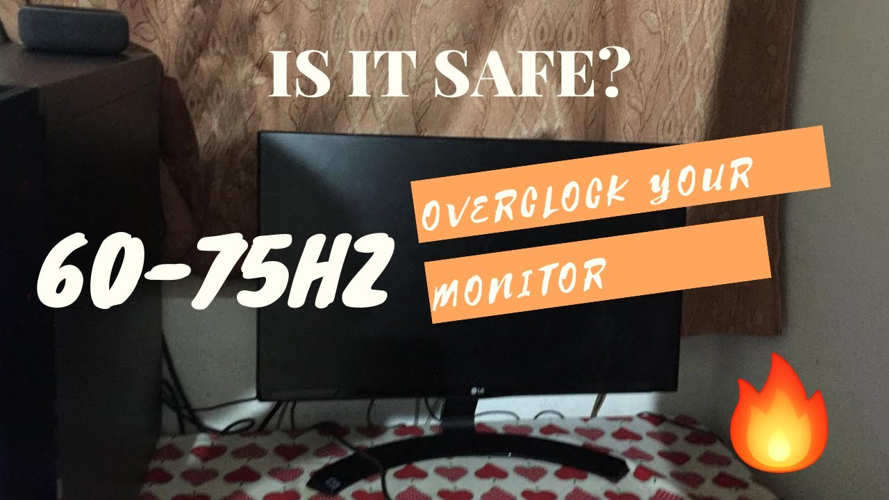 How to Overclock your monitor from 60-75hz (AMD or Nvidia)? - YouTube