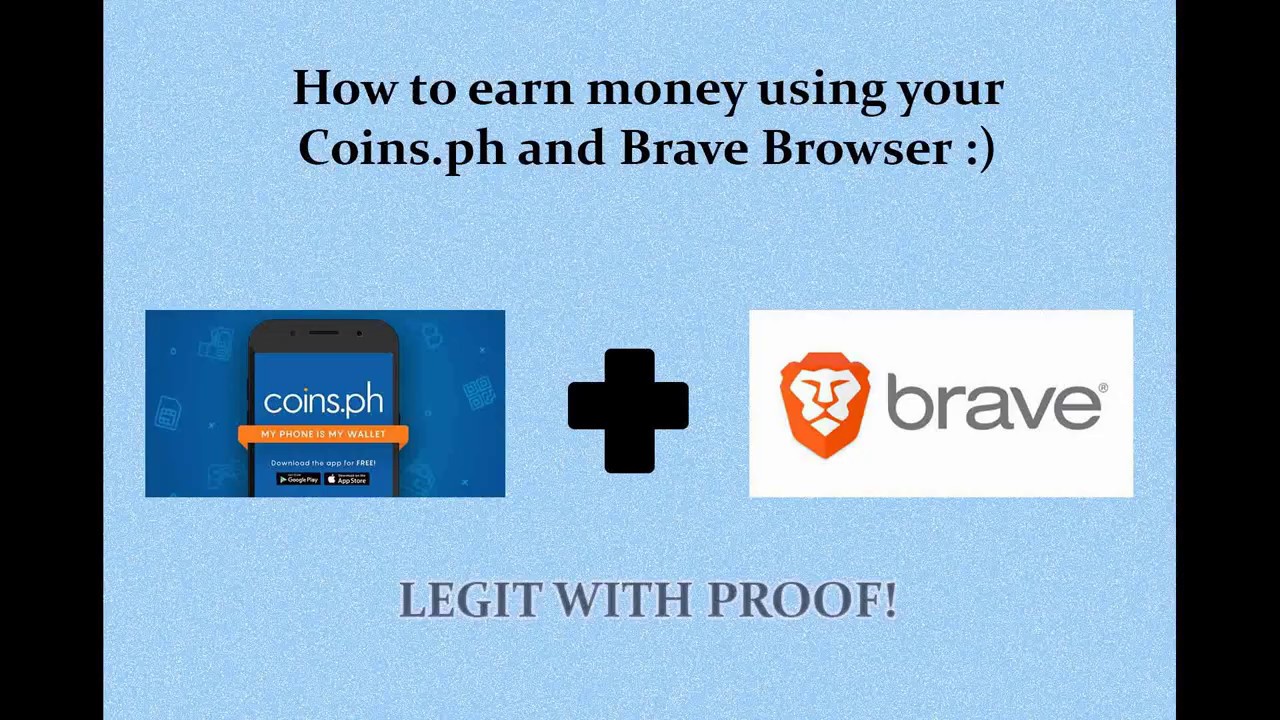 How to earn coins using your Coins.ph account and Brave Browser. - YouTube
