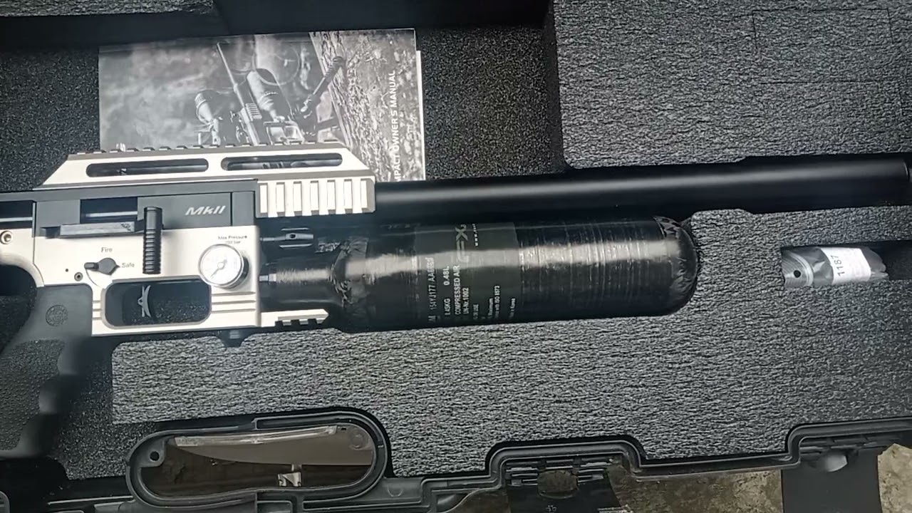 FX impact MK2 upgraded to 720cc plenum by J1 Airguns - YouTube