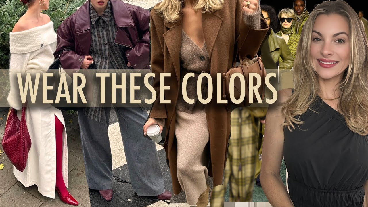 2024 Fall Fashion Color Trends You NEED to KNOW! - YouTube
