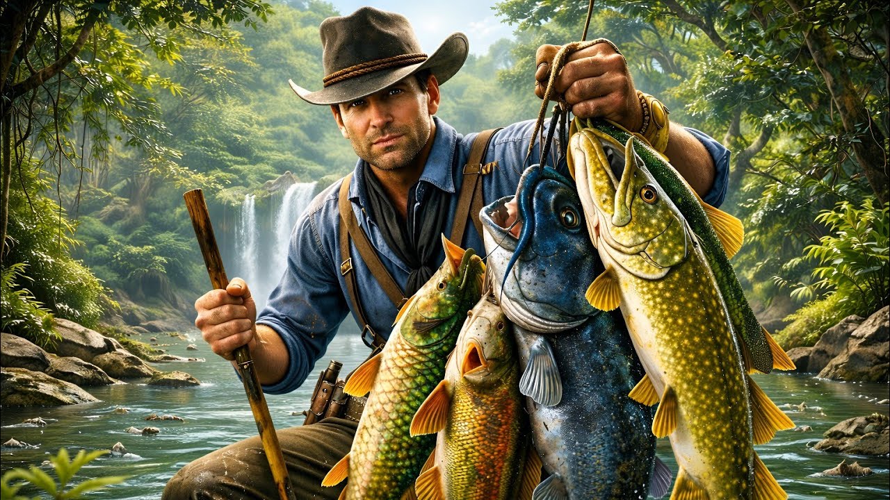 I Caught Every Legendary Fish in RDR2! - YouTube