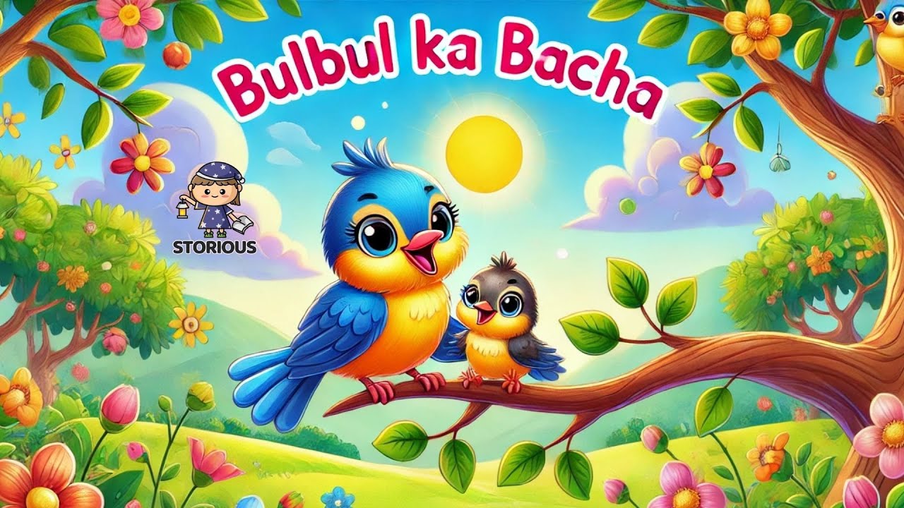 BULBUL KA BACHA KIDS BEST NURSERY RHYME HINDI POEM - YouTube
