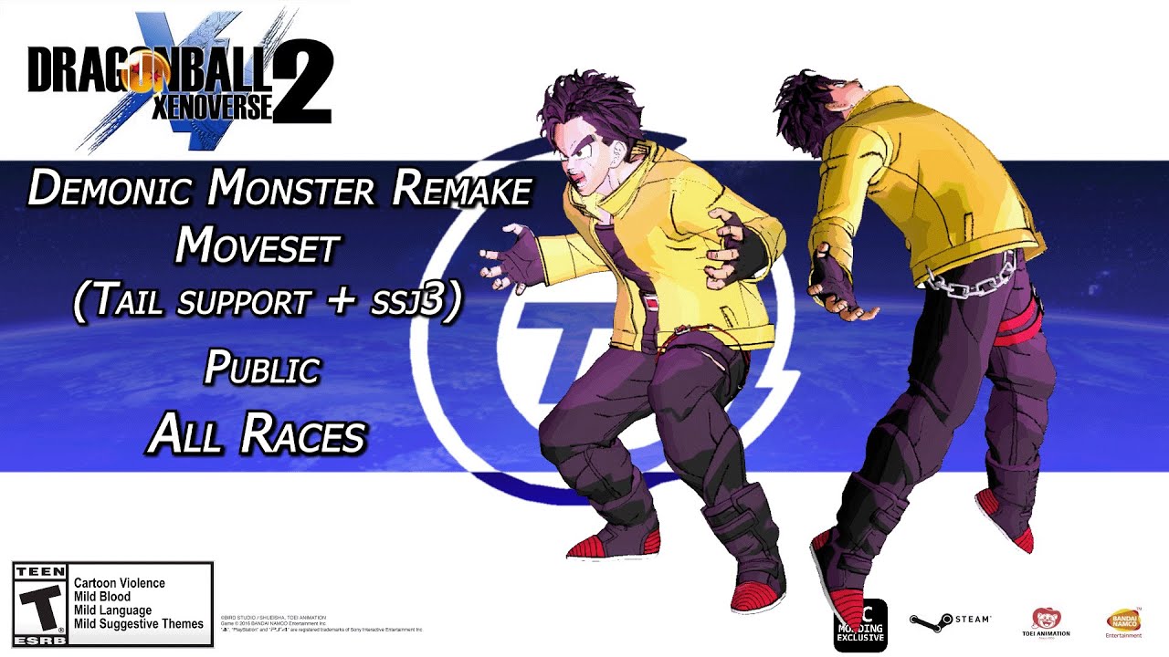 DBXV2 Mods: Demonic Remake Monster Moveset - YouTube