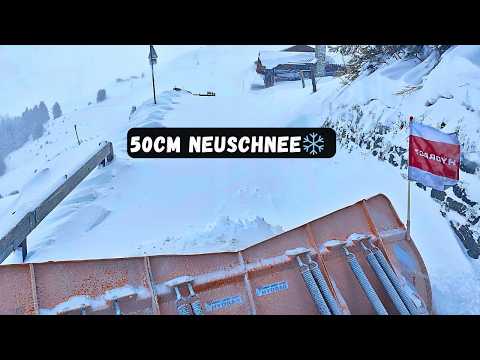 ❄️50cm Neuschnee in den Alpen vom 31.03.26❄️Schneeräumung Extrem in Tirol