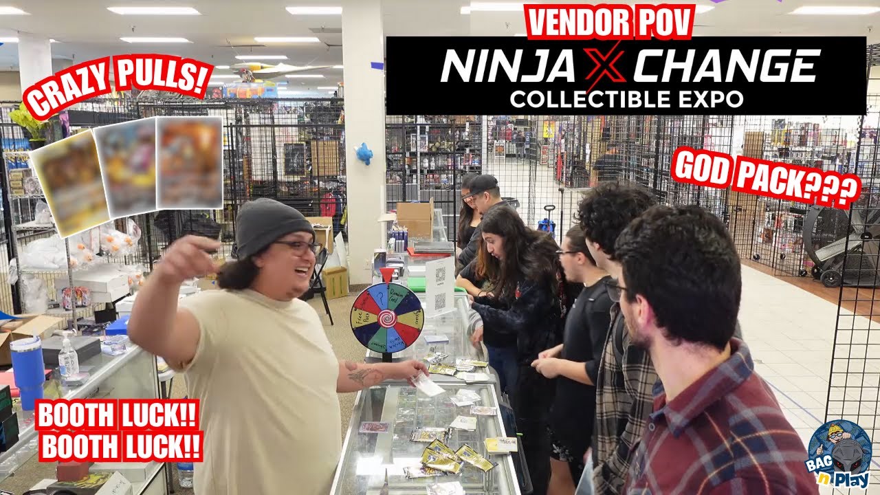 INSANE Pulls Until the LAST SECOND! | Pokemon Vendor POV at Ninja ...