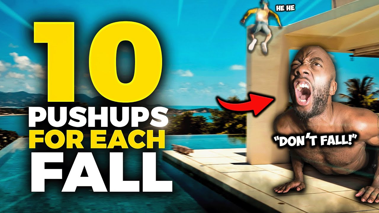 Only Up Game Challenge: Every Fall Equals 10 Push Ups - Ultimate Test ...