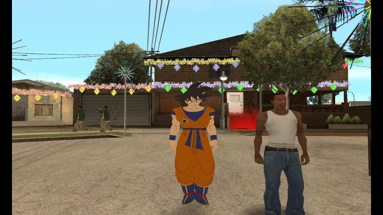 CJ Festeja Año Nuevo Con Goku - YouTube