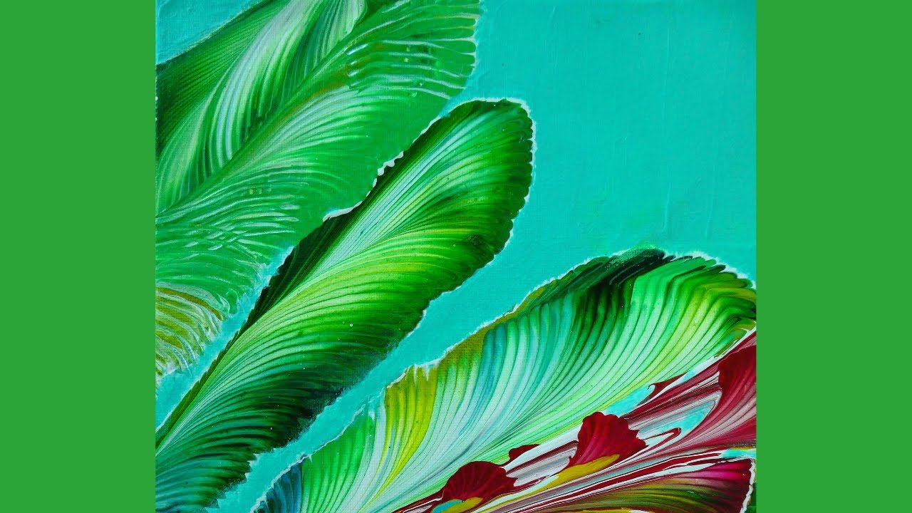Tropical Chain Pull: Banana Leaves + Flowers - YouTube