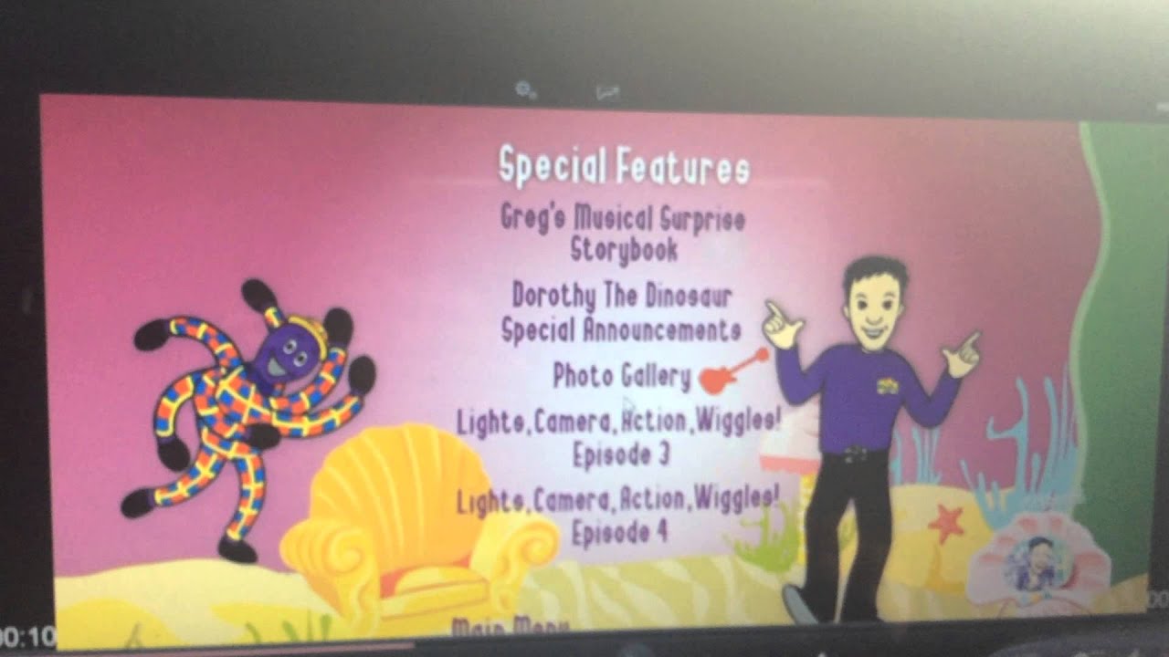 The wiggles it's time to wake up Jeff! DVD menu review - YouTube