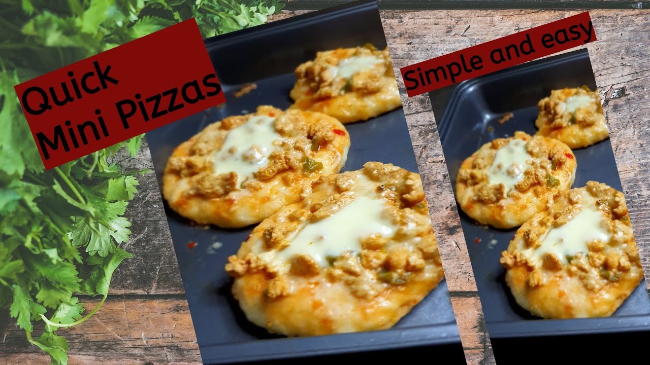 Quick and Simple recipe of Mini Pizza - kids favorite- best recipe for ...