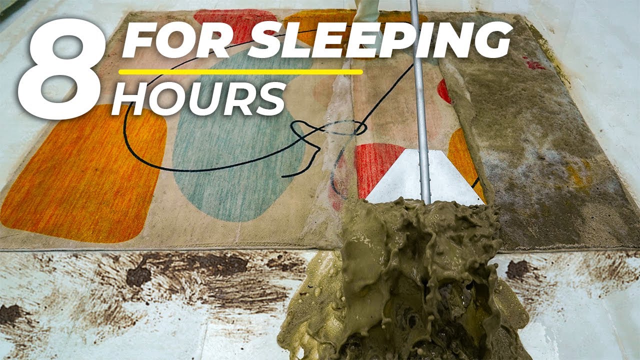 8 HOURS - Fall Asleep With Satisfying Carpet Washing Process - ASMR ...
