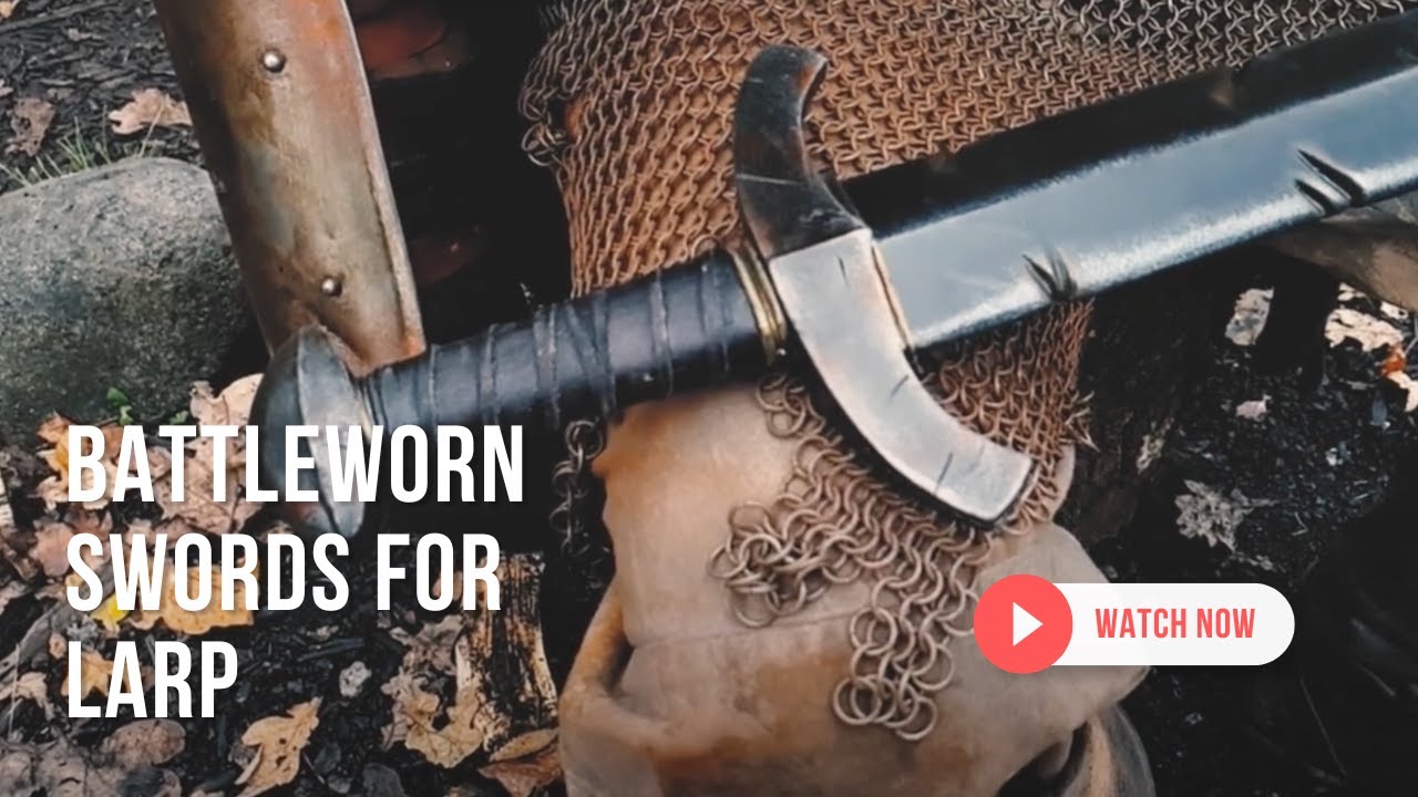 Battleworn Swords, weathered & rugged blades for LARP combat | Epic Armoury - YouTube