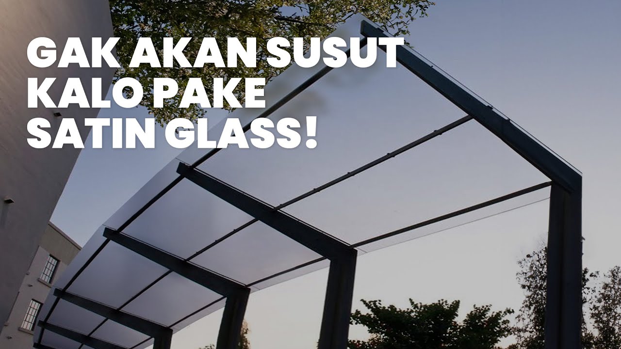 Gak Susut Kalo Pake Satin Glass! Dibandingkan Stiker Buram Kaca! - YouTube