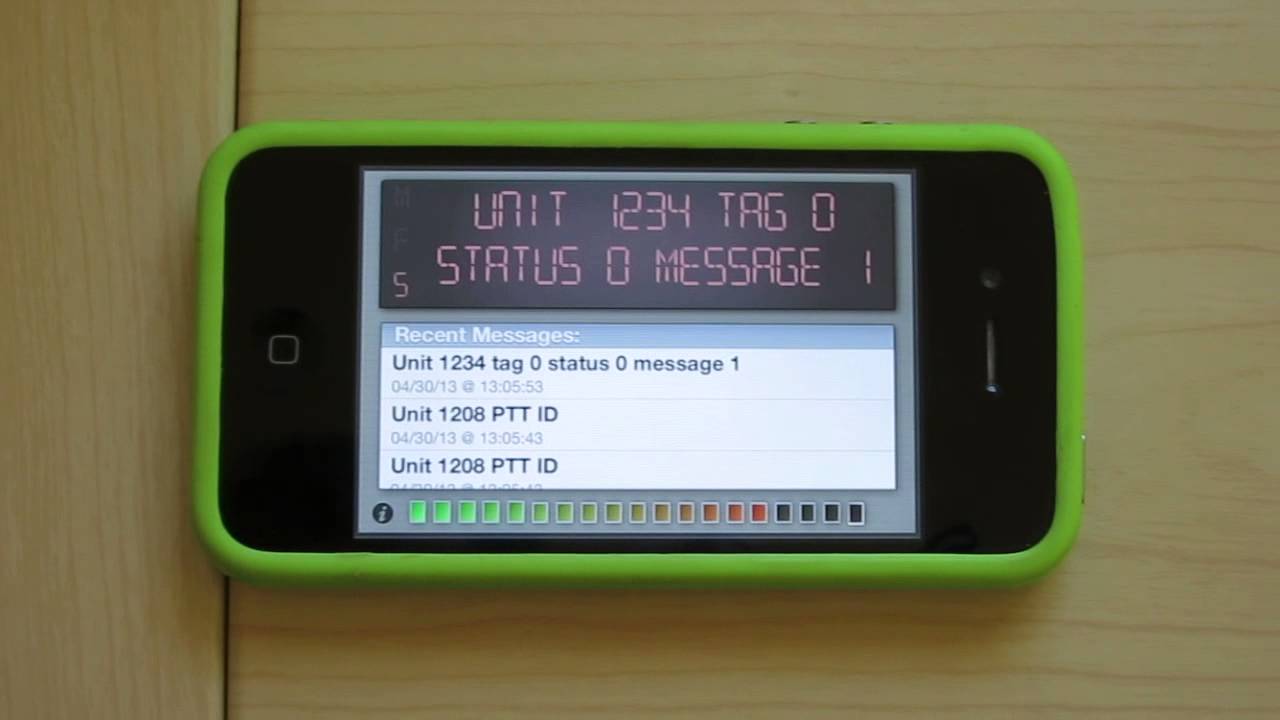 MDC-1200, GE-STAR, and Fleetsync decoder app demo - YouTube