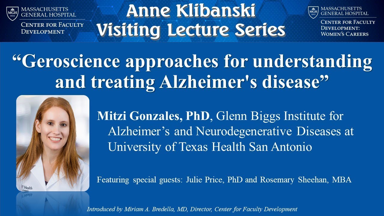 2021 Anne Klibanski Visiting Lecture Series 01 with Dr. Mitzi Gonzalez ...