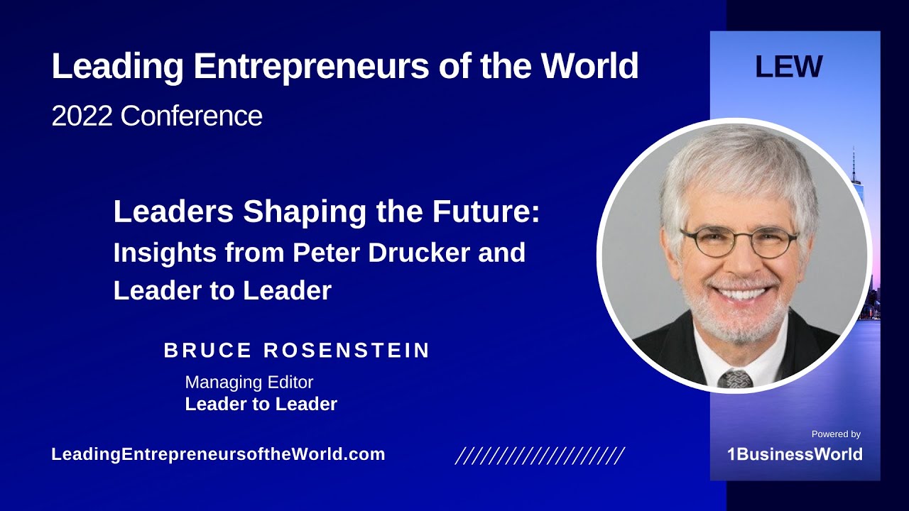 Leaders Shaping the Future: Insights from Peter Drucker and Leader to ...