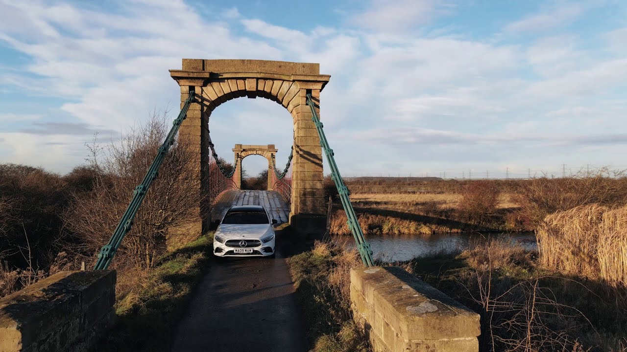 Horkstow Bridge with the A35 - YouTube