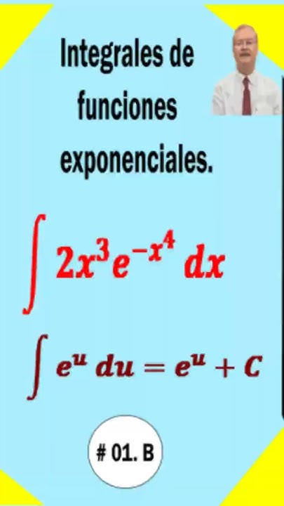 Integrales de funciones exponenciales ∫〖2x^3 e^(-x^4 ) 〗 dx - YouTube
