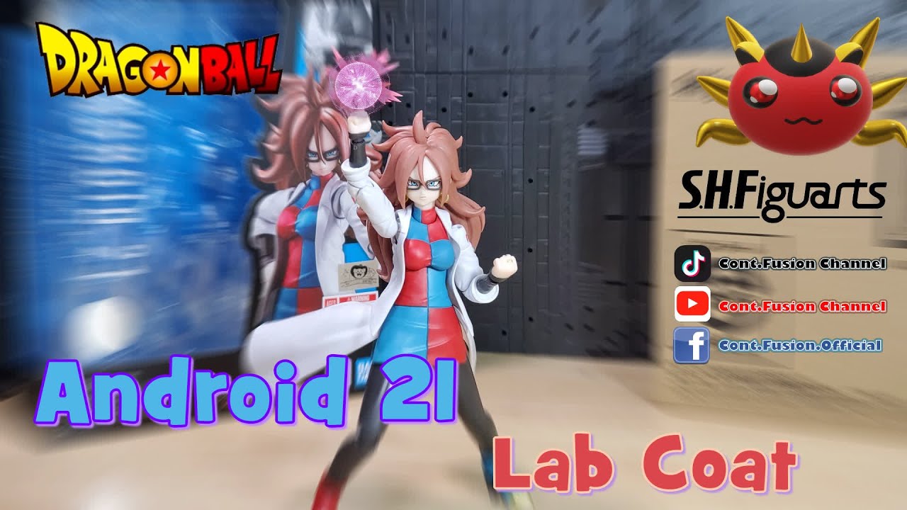 Dragon Ball Ep.069 [S.H.Figuarts SHF] Android 21 [Lab Coat] - YouTube