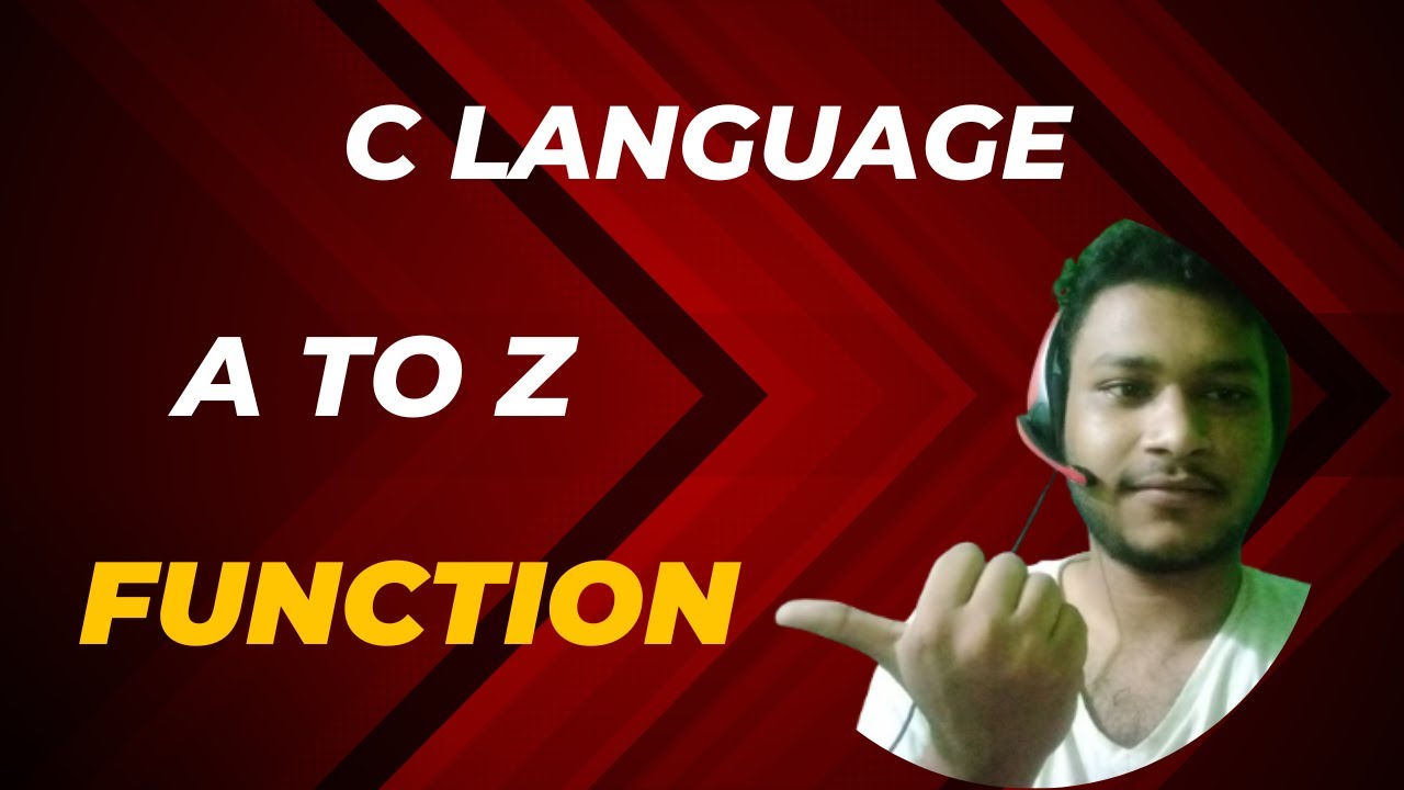 Function Basic Part 06 No Argument Passed And A Return Value C Programming Youtube