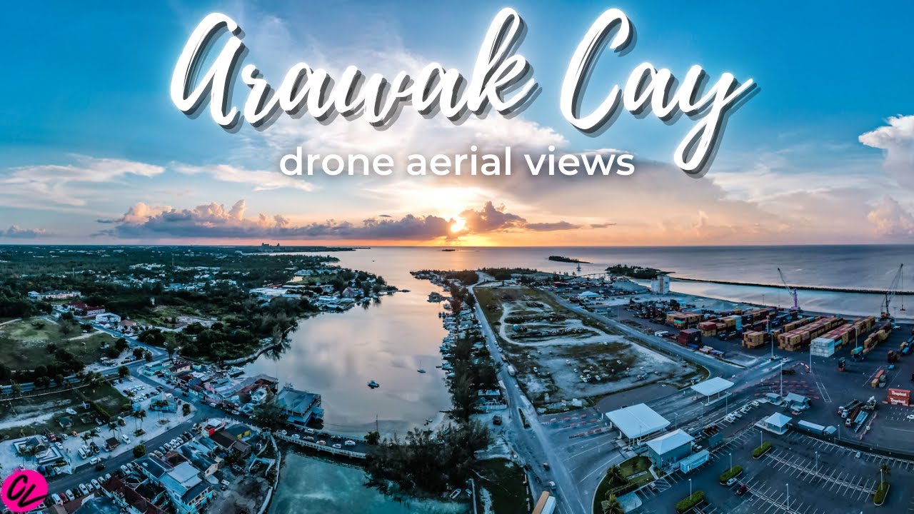 Arawak Cay Nassau Bahamas DRONE video (4K) - YouTube