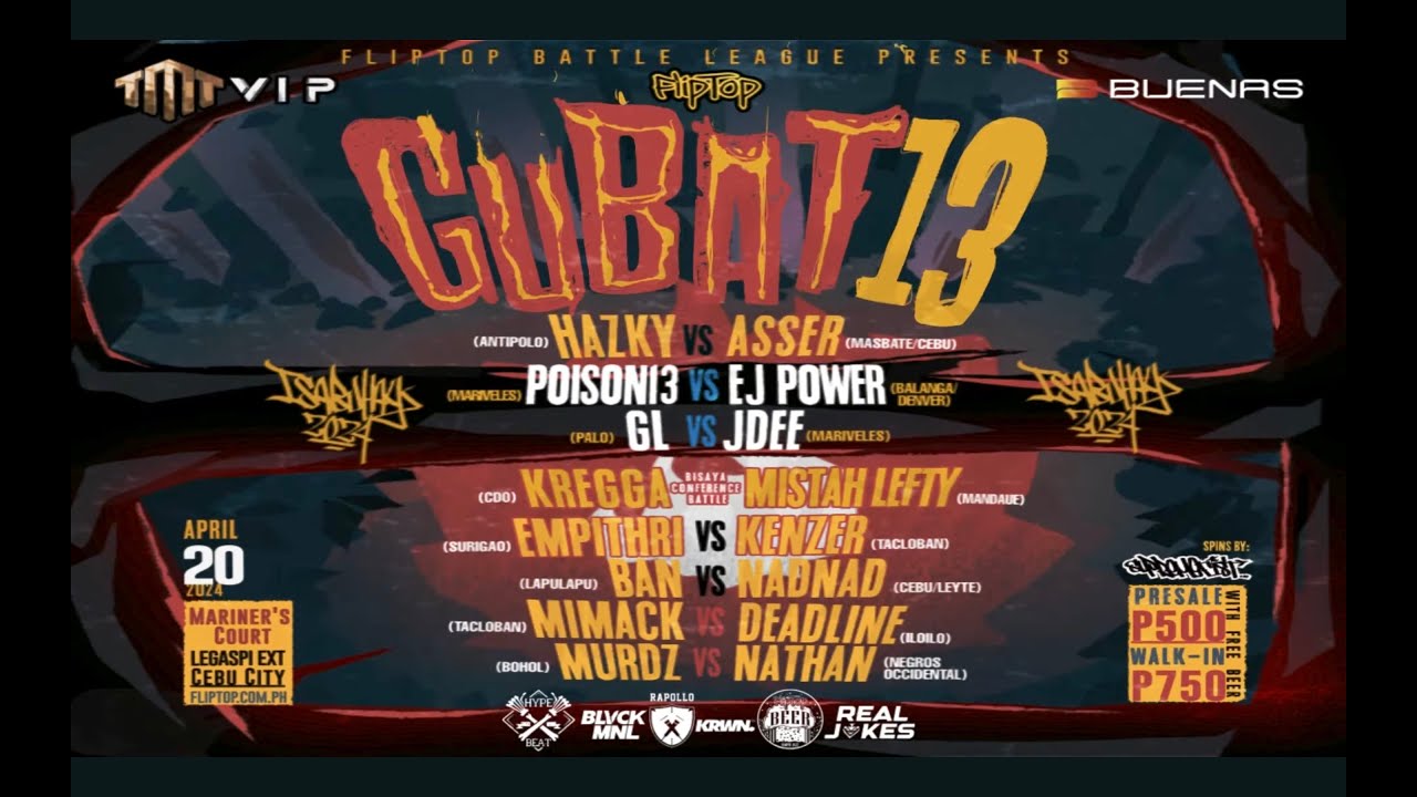 FlipTop - Gubat 13 Video Flyer - YouTube