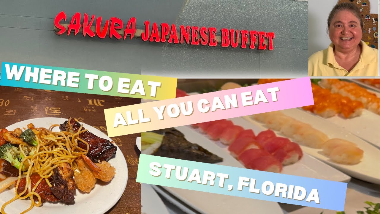 Sakura Japanese Buffet Food Review with RockinRobin 103 - Stuart ...